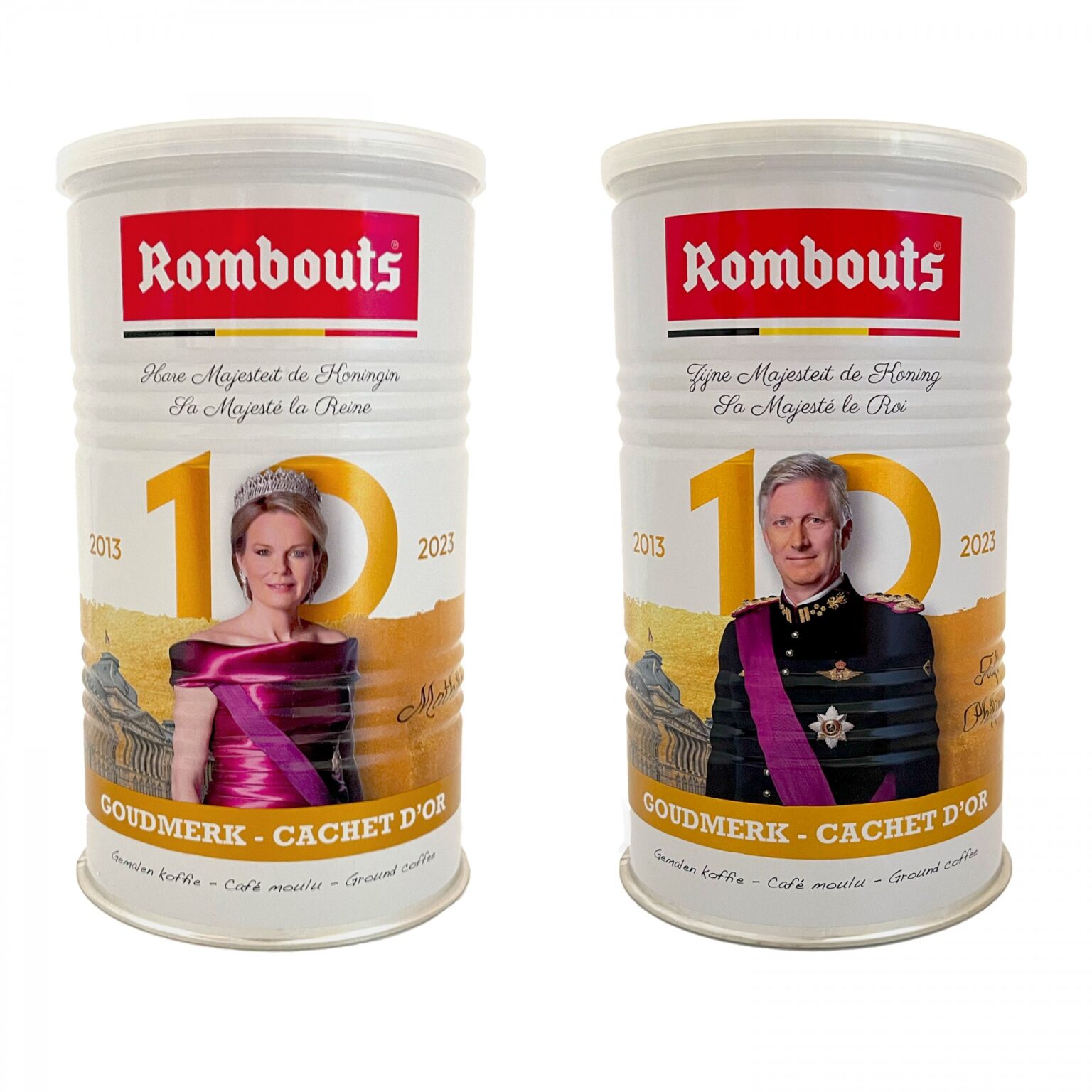 10 jaar Koning Filip en Koningin Mathilde: Rombouts Goudmerk in een ...